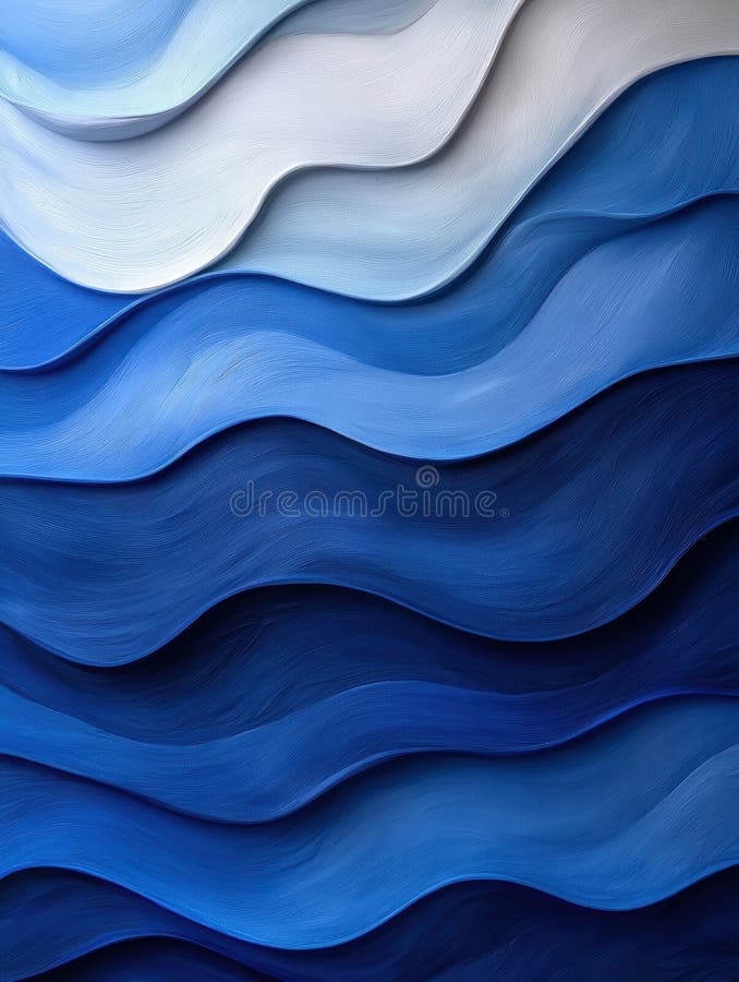Abstract Blue Wave Background Texture Stock Illustration - Illustration ...