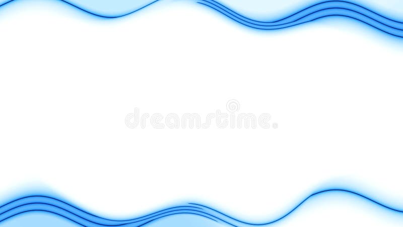 Abstract Blue Wave Border Design Stock Footage - Video of smooth ...