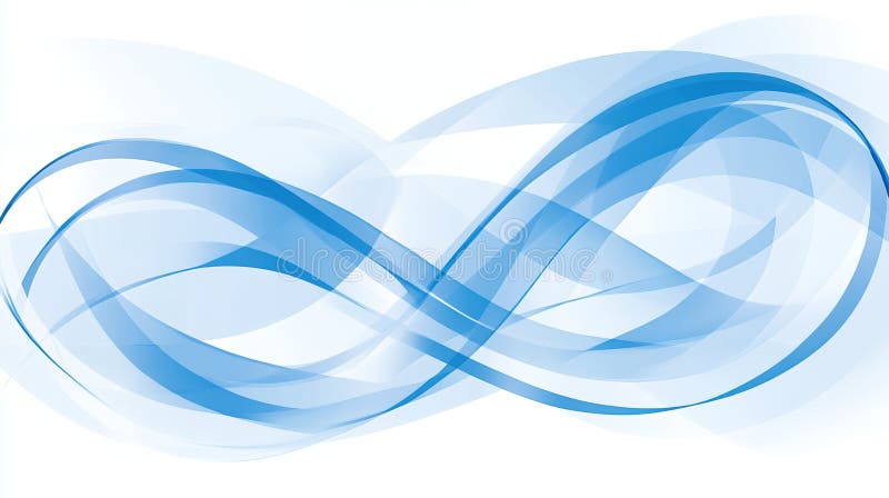 Abstract Blue Wave Design Infinity Symbol Background Image for Website ...