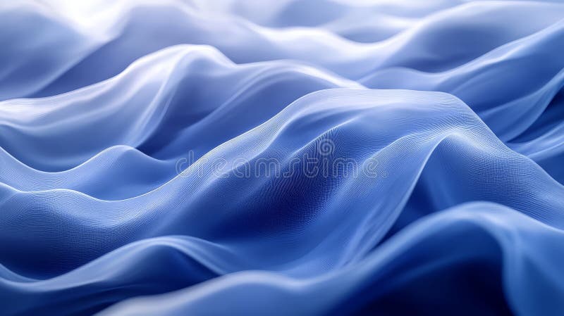 Abstract Blue Wave for Fluid and Modern Design Stock Illustration ...