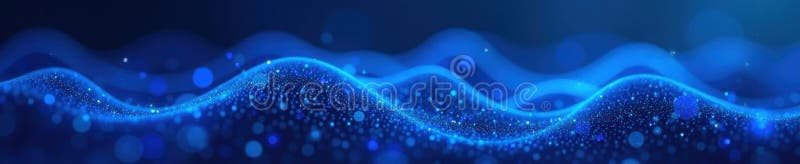 Abstract Blue Wave Glowing Digital Texture Tech Background ...