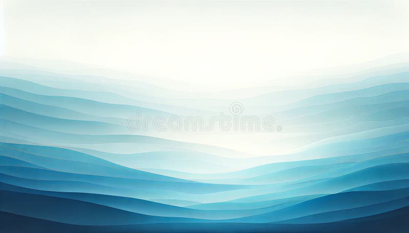 Abstract Blue Wave Gradient Art Stock Image - Image of texture ...