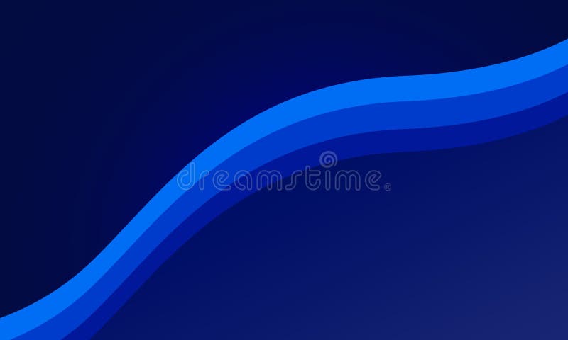 Abstract Blue Wave Gradient Colour Background Stock Illustration ...