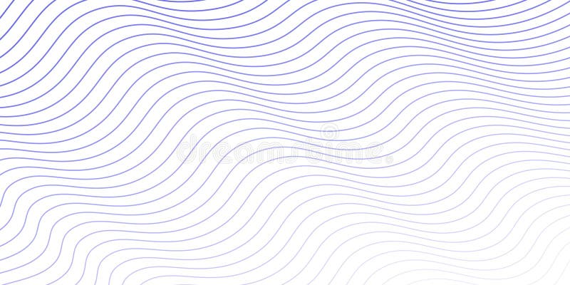 Abstract Blue Wave Line on White Background Design. Vector Illustration ...
