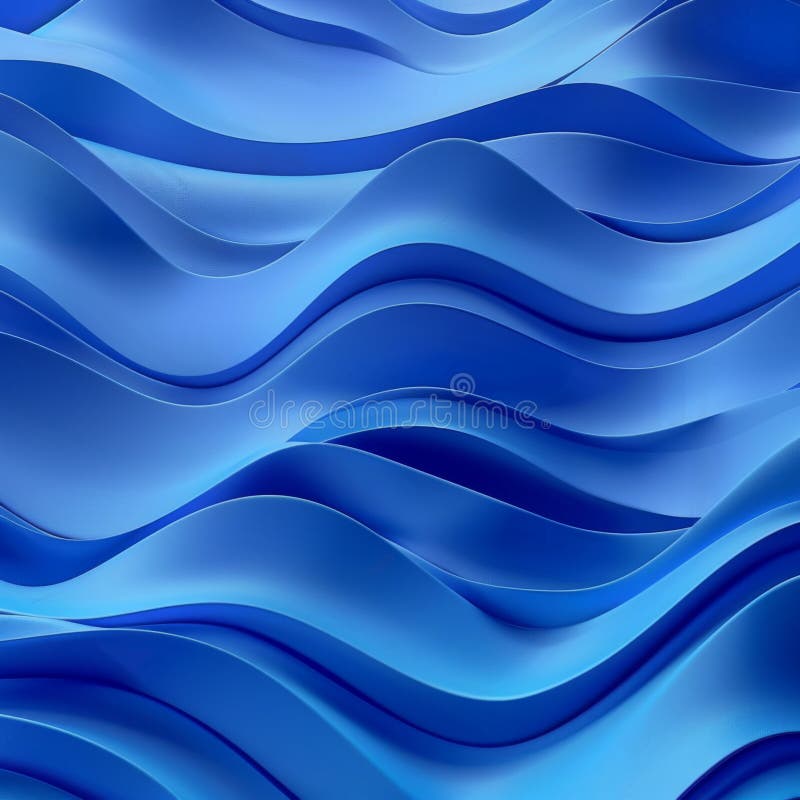 Abstract Blue Wave Pattern stock illustration. Illustration of ...