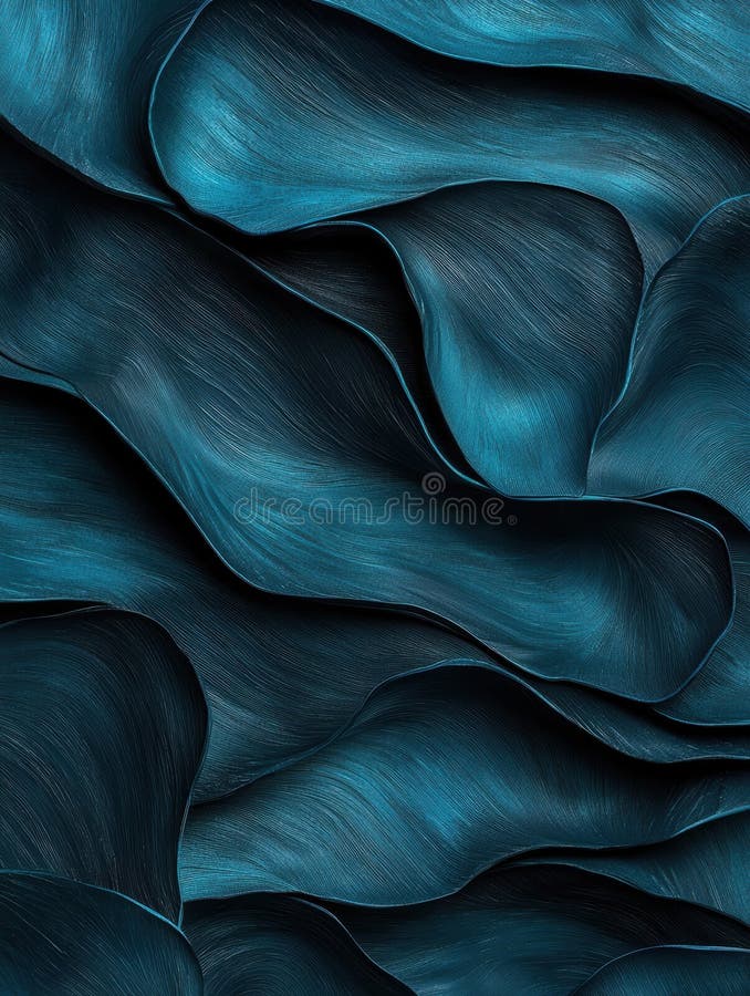 Abstract Blue Wave Pattern Background. Stock Illustration ...