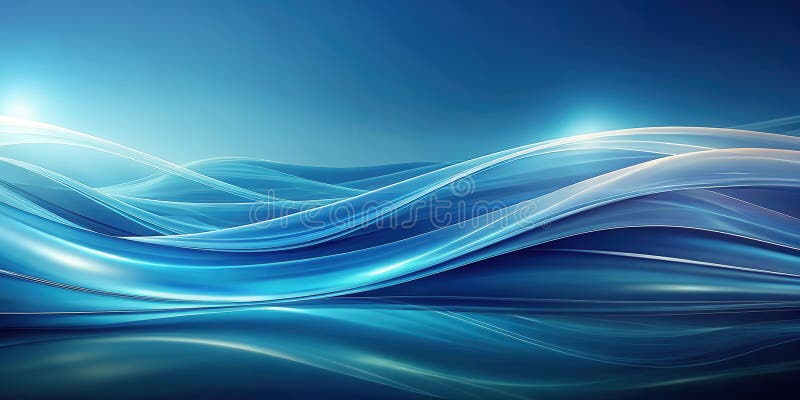 Abstract Blue Wave Pattern Background Design for Digital Applications ...