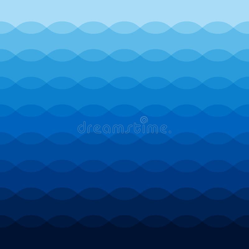 Abstract Blue Wave Circle Pattern Background Stock Vector ...