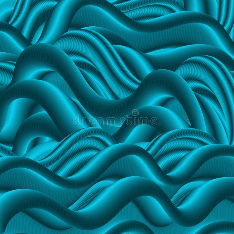Abstract Blue Wave Pattern. Color Template. Eps 10 Stock Image - Image ...