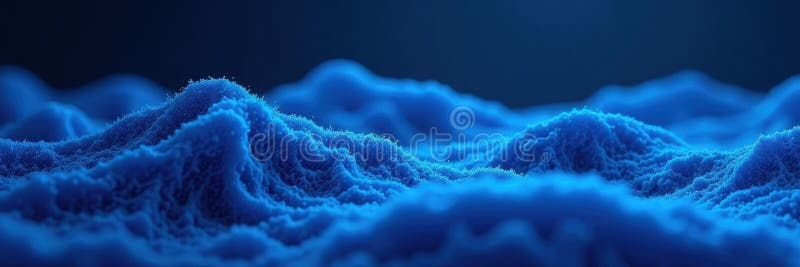 Abstract Blue Wave Pattern, Dark Background Reflection, Pattern ...