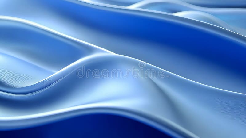 Abstract Blue Wave Pattern, Digital Fluidity Concept Stock Video ...