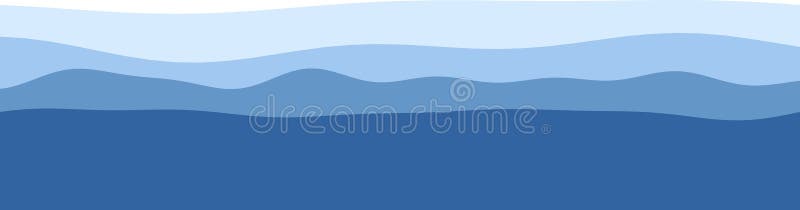 Abstract Blue Wave Pattern with Layered Ocean-inspired Design Stock ...