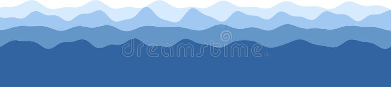 Abstract Blue Wave Pattern with Layered Oceanic Design in Various ...