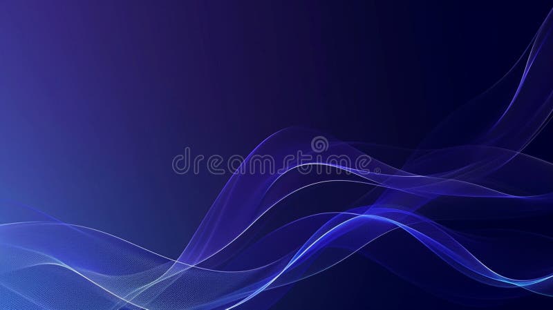 Abstract Blue Wave Patterns Creating a Serene and Calming Atmosphere ...