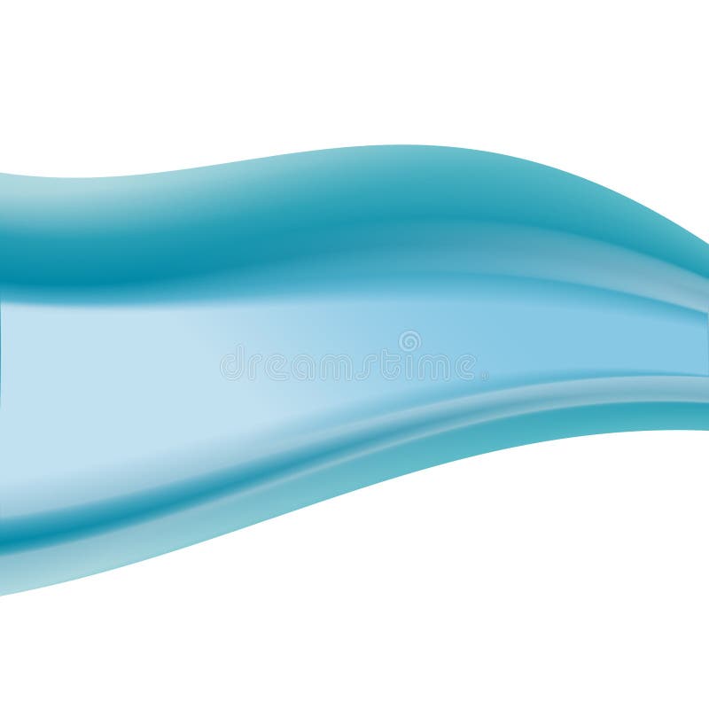 Abstract Blue Wave. Raster 10 Stock Illustration - Illustration of blue ...