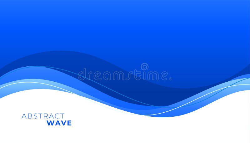 Abstract Blue Wave Shape with Curvy and Stripe Layout Background Stock ...