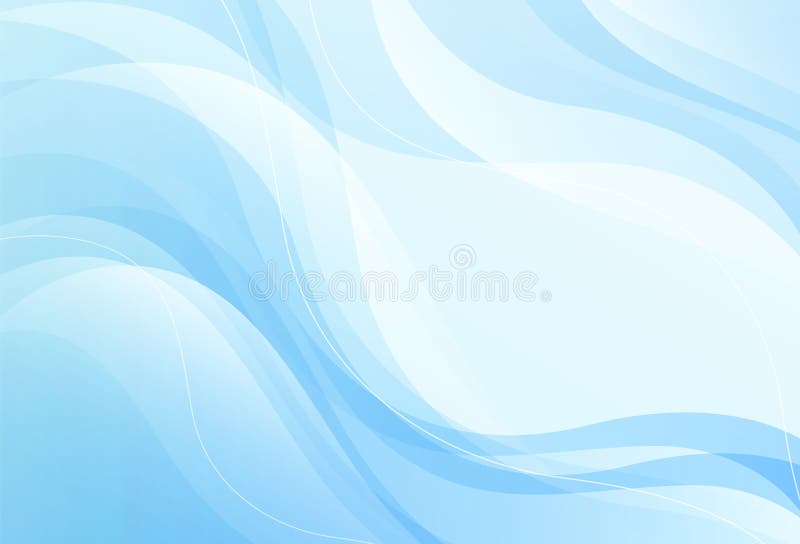 Abstract Blue Wave Shape Pattern Background. Modern Simple Overlay ...