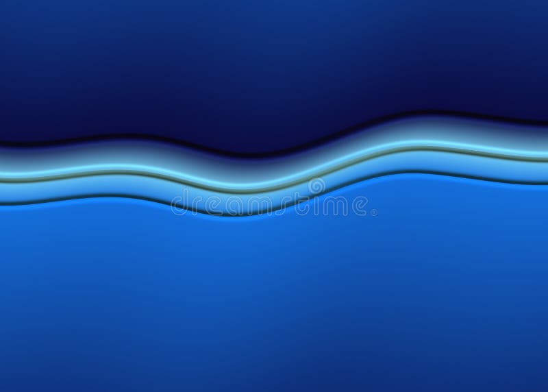 Abstract Blue Wave Distort Shapes on White Backgrounds Stock ...