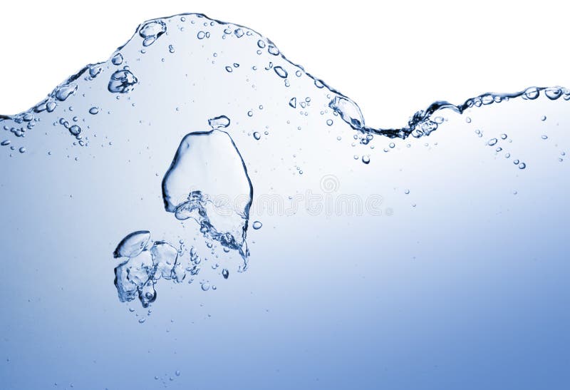 Abstract Blue Wave Splash Background Stock Image - Image of pattern ...
