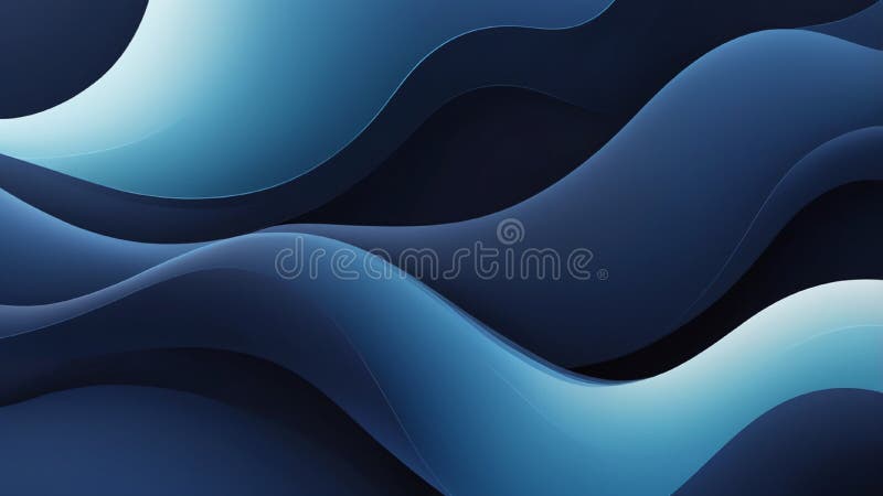 Abstract Blue Wave Swirl stock photo. Image of graphic - 336765788