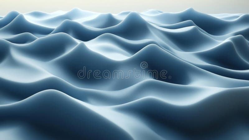 Abstract Blue Wave Texture Background Stock Illustration - Illustration ...