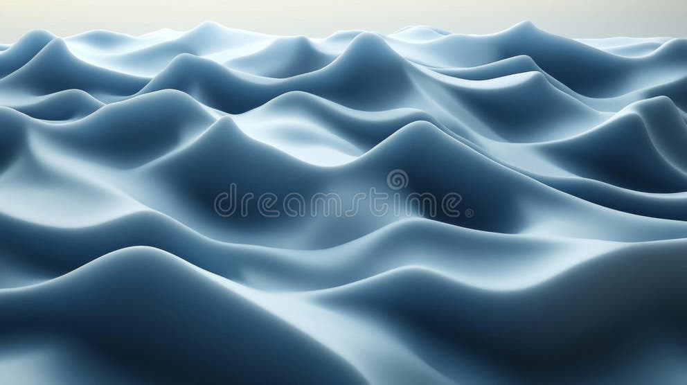 Abstract Blue Wave Texture Background Stock Illustration - Illustration ...