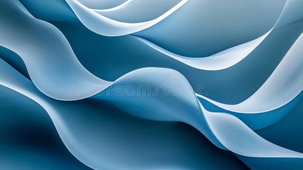Abstract Blue Wave Texture Background Stock Illustration - Illustration ...