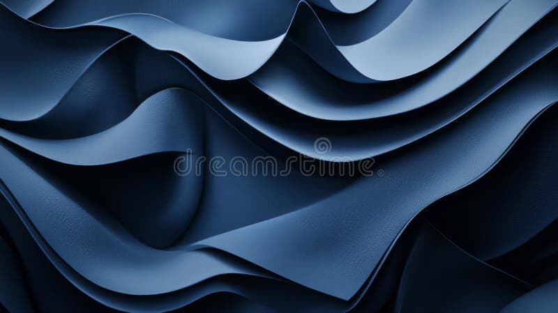 Abstract Blue Wave Texture Background Stock Illustration - Illustration ...