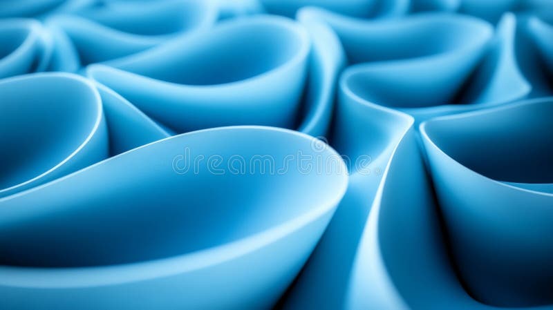 Abstract Blue Wave Texture Background Stock Illustration - Illustration ...