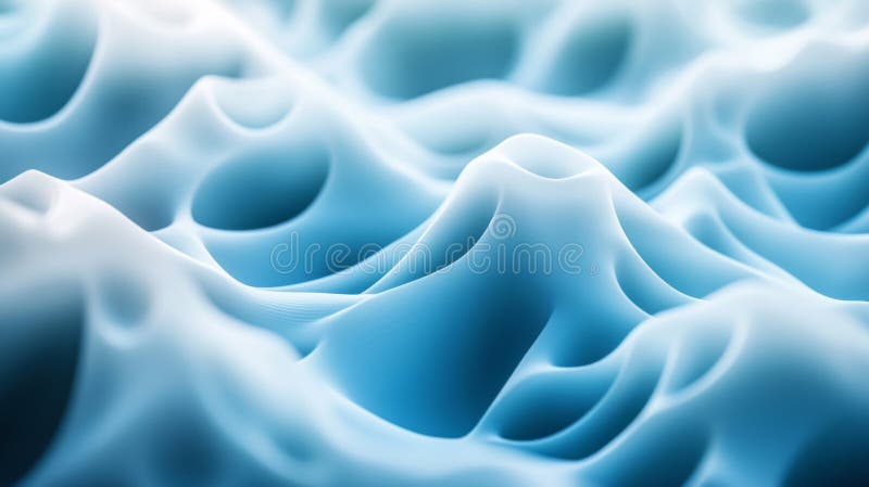 Abstract Blue Wave Texture Background Stock Illustration - Illustration ...