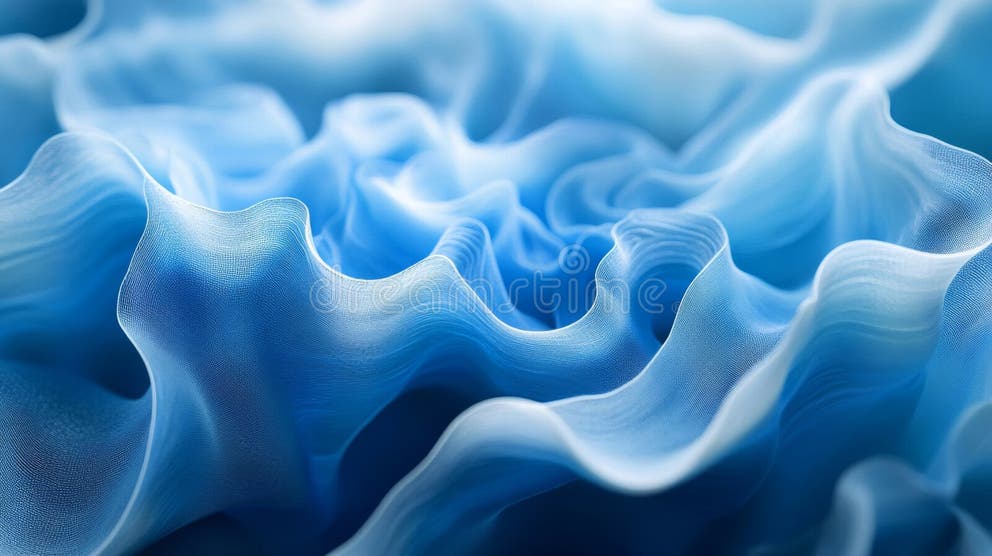Abstract Blue Wave Texture Background Stock Illustration - Illustration ...