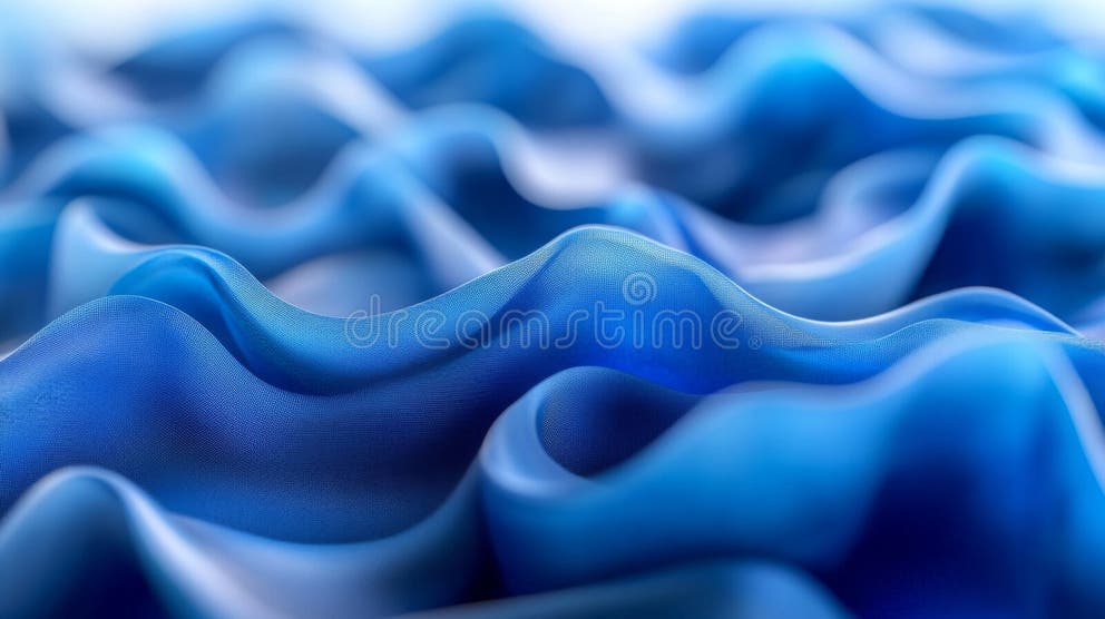 Abstract Blue Wave Texture Background Stock Illustration - Illustration ...