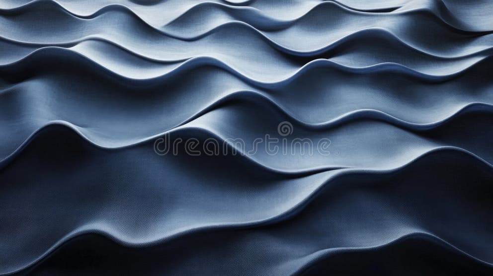 Abstract Blue Wave Texture Background Stock Illustration - Illustration ...