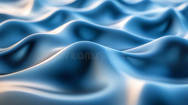 Abstract Blue Wave Texture Design Stock Illustration - Illustration of ...