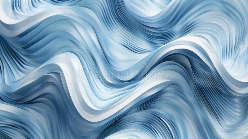 Abstract Blue Wave Texture Generative AI Stock Photo - Image of wave ...