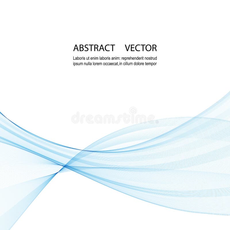 Abstract Blue Wave Vector Background for Brochure, Website, Flyer ...