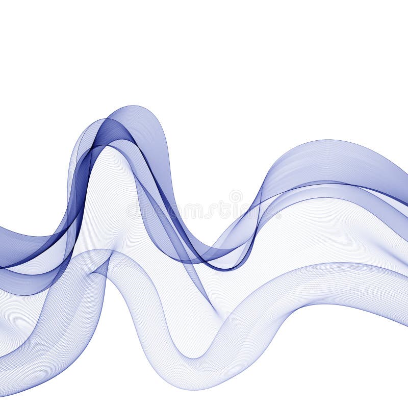 Abstract Blue Wave. Vector Background. Presentation Template. Eps 10 ...