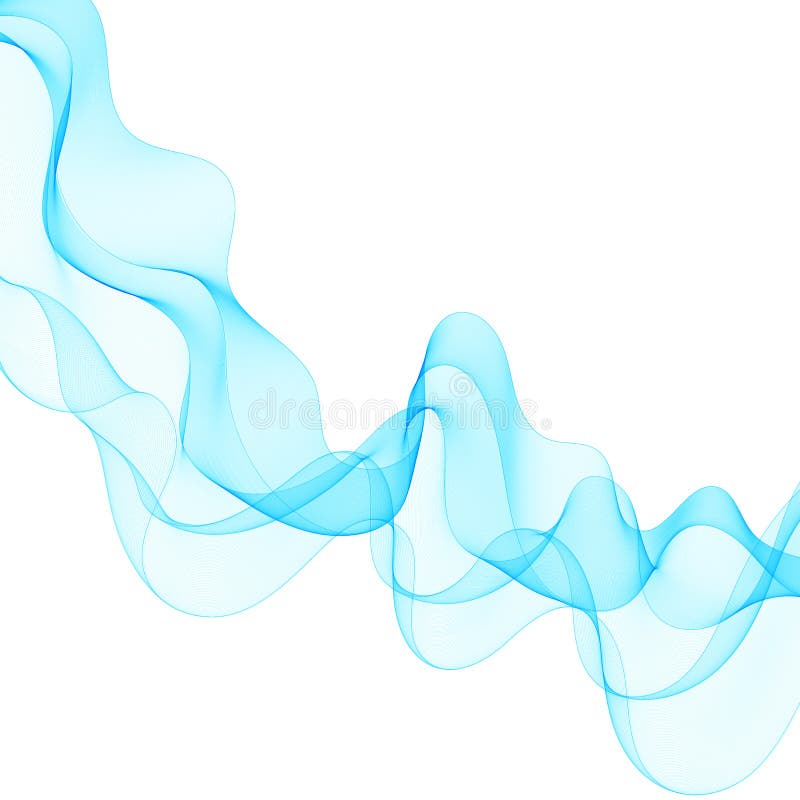 Abstract Blue Wave. Vector Design Element. Eps 10 Stock Vector ...