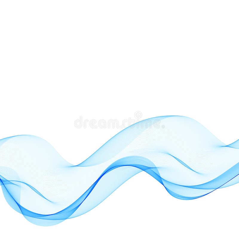 Abstract Blue Wave. Vector Graphics. Eps 10 Stock Vector - Illustration ...