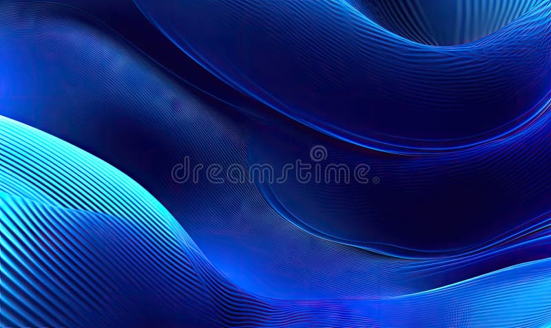 Abstract Blue Wave Wallpaper. Created with Generative AI Tools Stock ...
