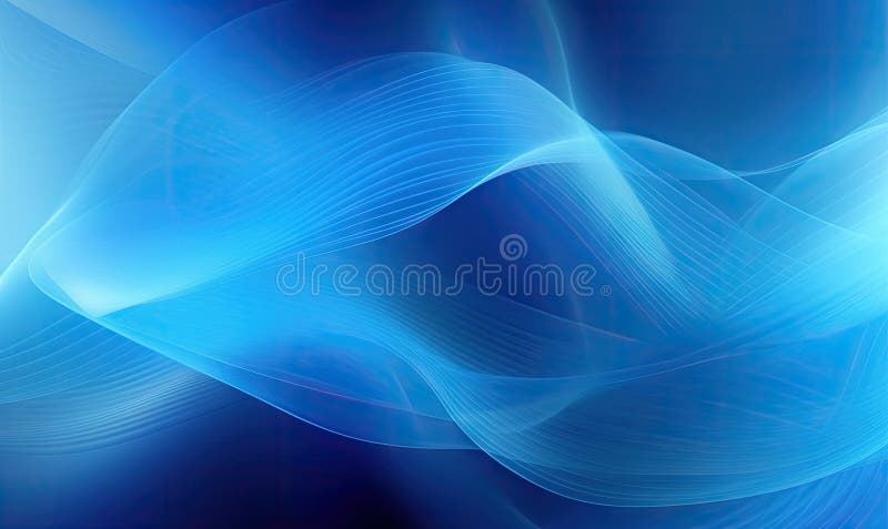 Abstract Blue Wave Wallpaper. Created with Generative AI Tools Stock ...
