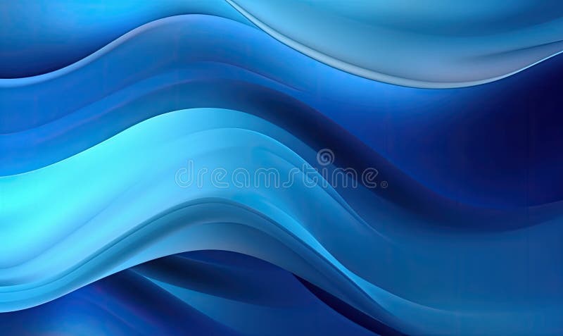 Abstract Blue Wave Wallpaper. Creative Liquid Banner. for Banner, Book ...