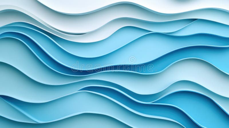 Abstract Blue Waves Create a Flowing Textured Background Design Stock ...