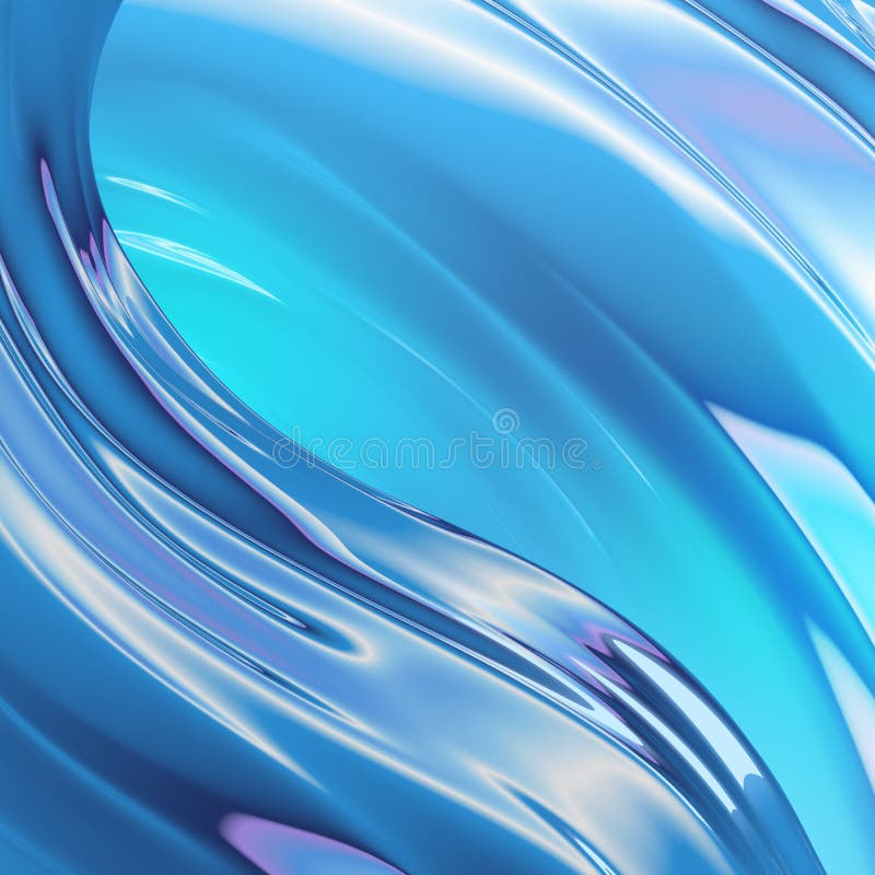 Abstract blue waves stock illustration. Illustration of idea - 257869411