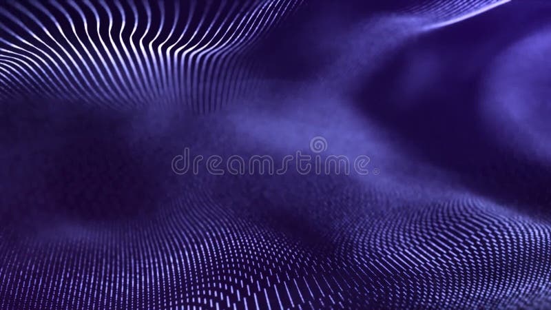 Abstract Blue Waves Lines from Particles and Dots of Energetic Magic ...