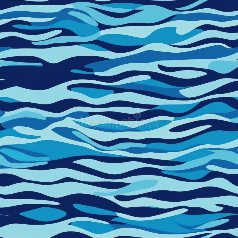 Abstract Blue Waves Pattern Background for Modern Design Stock Image ...