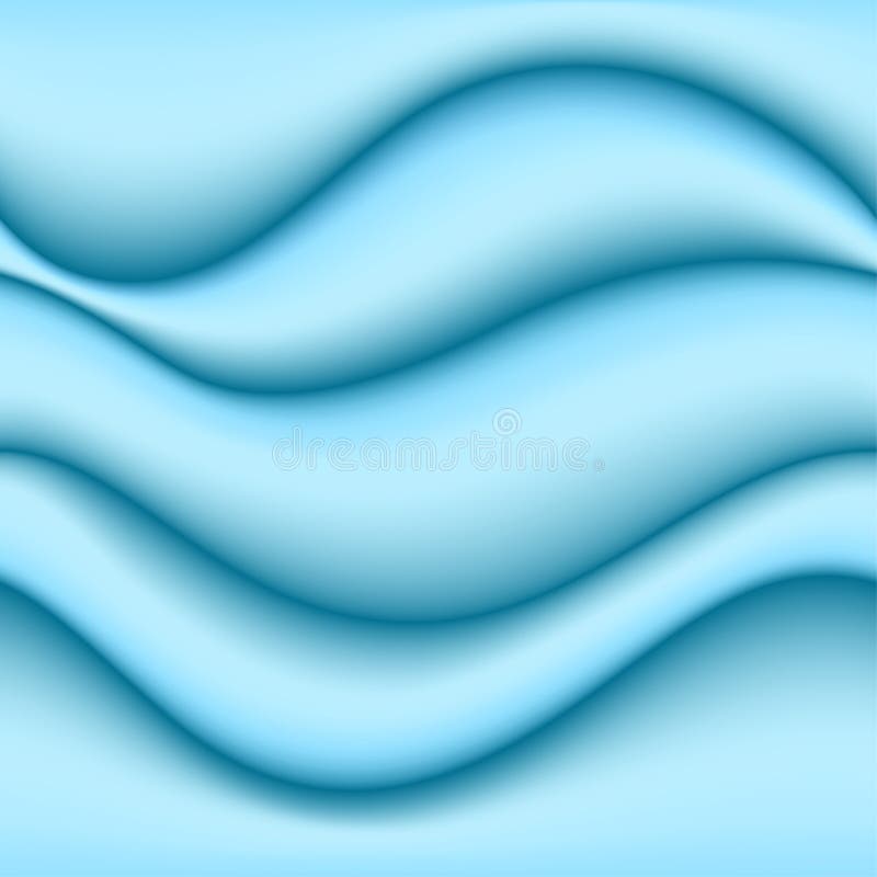 Abstract Blue Wavy Background Stock Vector - Illustration of abstract ...