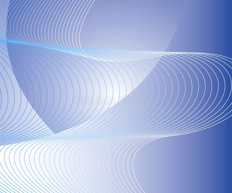 Abstract Blue Wavy Background Stock Vector - Illustration of copy, cold ...