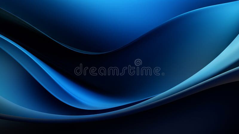 Abstract Blue Wavy Background. 3d Render, 3d Illustration Stock ...