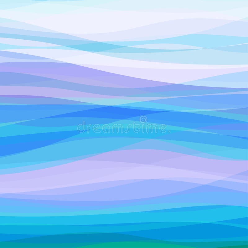 Abstract Blue Wavy Background Stock Vector - Illustration of element ...